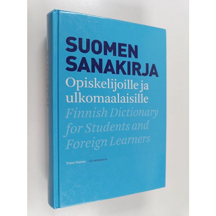 Osta Nurmi: Suomen sanakirja opiskelijoille ja ulkomaalaisille ...